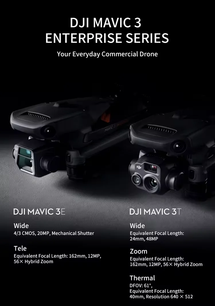 DJI Mavic 3T Drone - 45min Flight Time, Thermal Camera