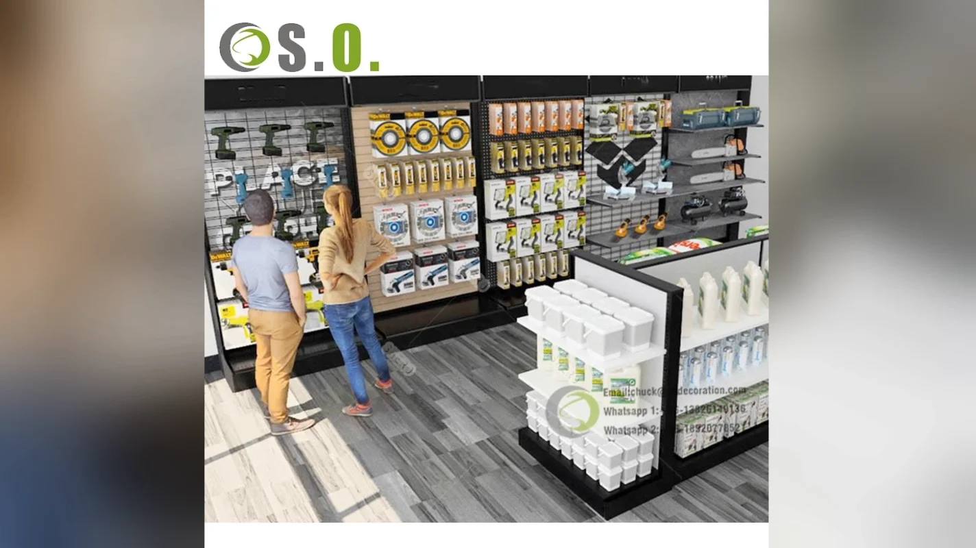 Iron Supermarket Shelf Convenience Store Rack Retail Shelving Systems ...