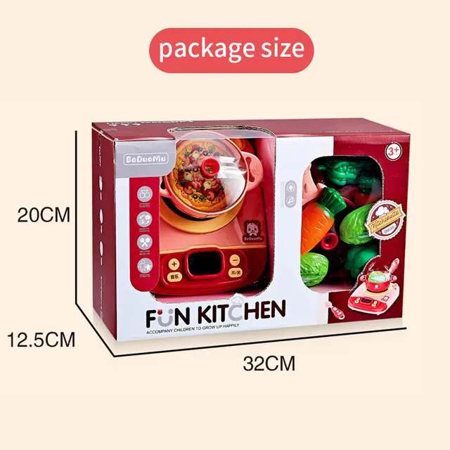 Spray Induction Cooker Toys Cooking Items Households Products Set Kids ...