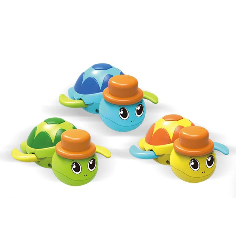 Cute Swimming Turtle Bath Toys For Floating Wind U Bath Toys Little ...