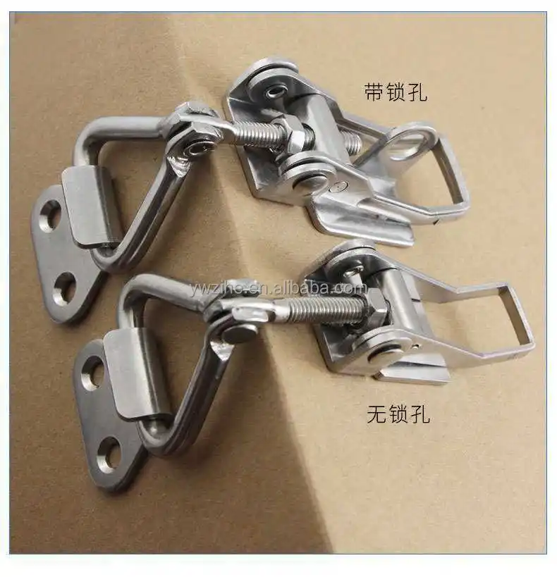 Small Adjustable Stainless Steel Buckle Lock Spring Buckle Tool Box ...