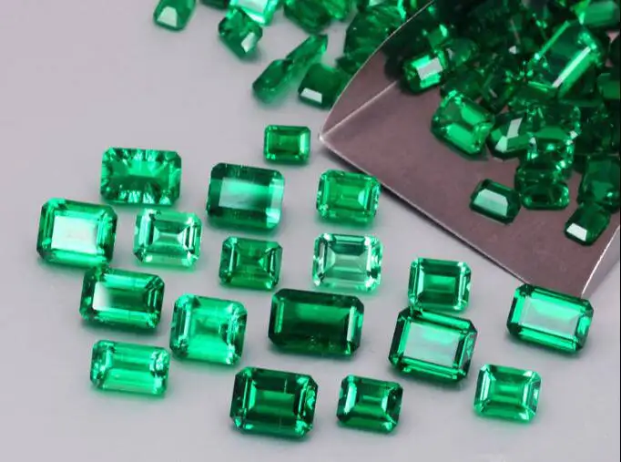 Wholesale Lab Created Emeralds - Vivid Green Gemstones