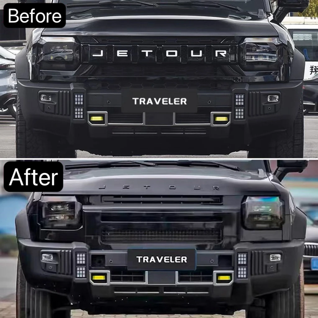 High Quality Jetour T-2 Offroad Accessories Abs Front Bumper Grille For ...