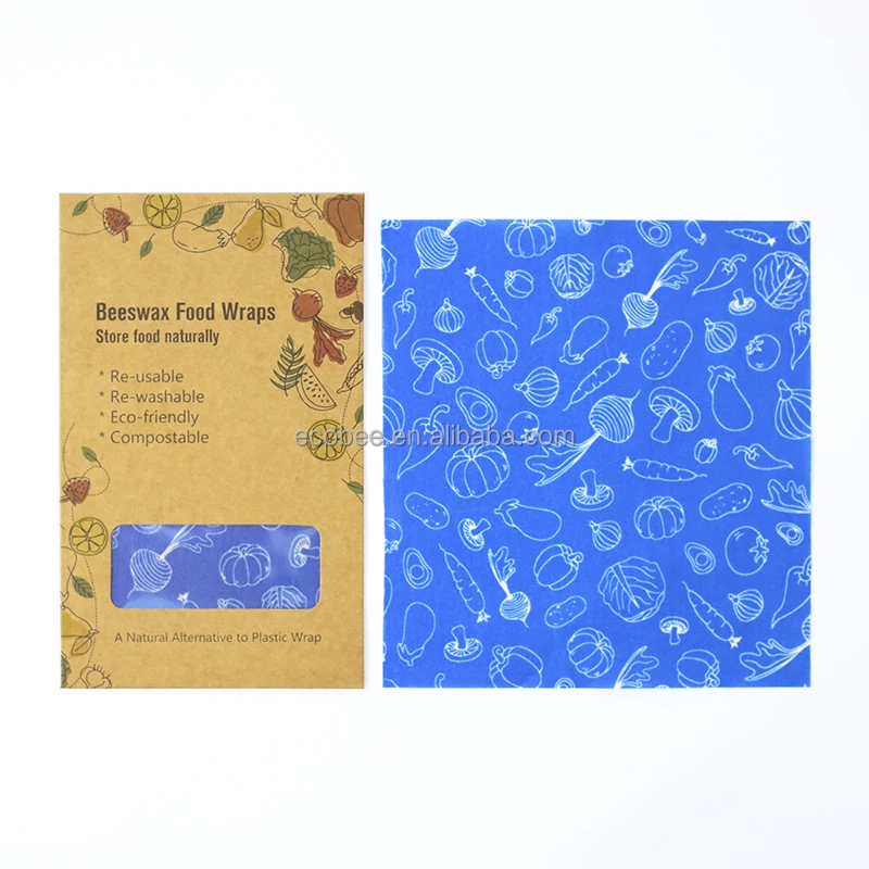 Eco-friendly Beeswax Food Wraps - Customizable & Reusable