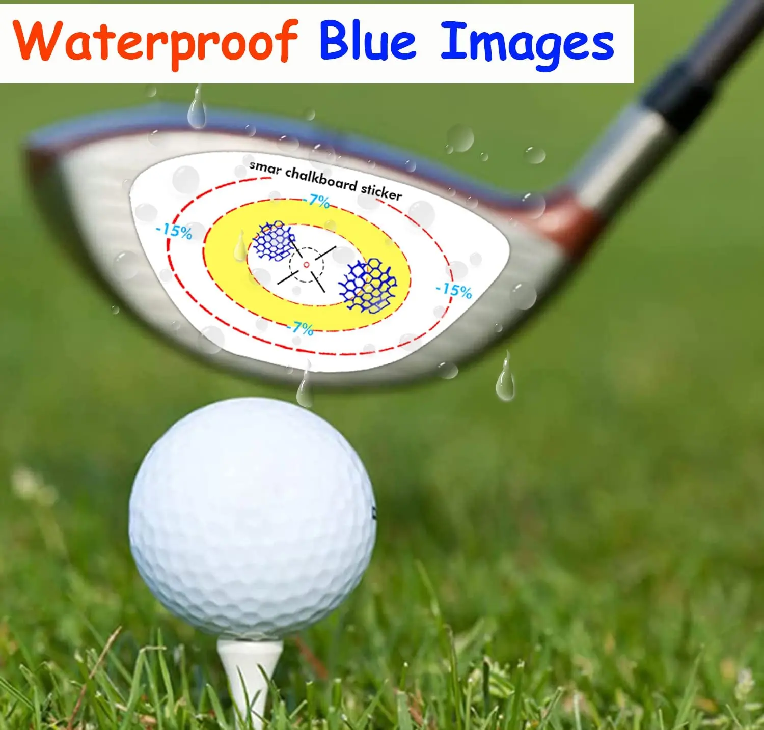 Golf Club Impact Stickers for Irons Wood Putters Training Aid to ...
