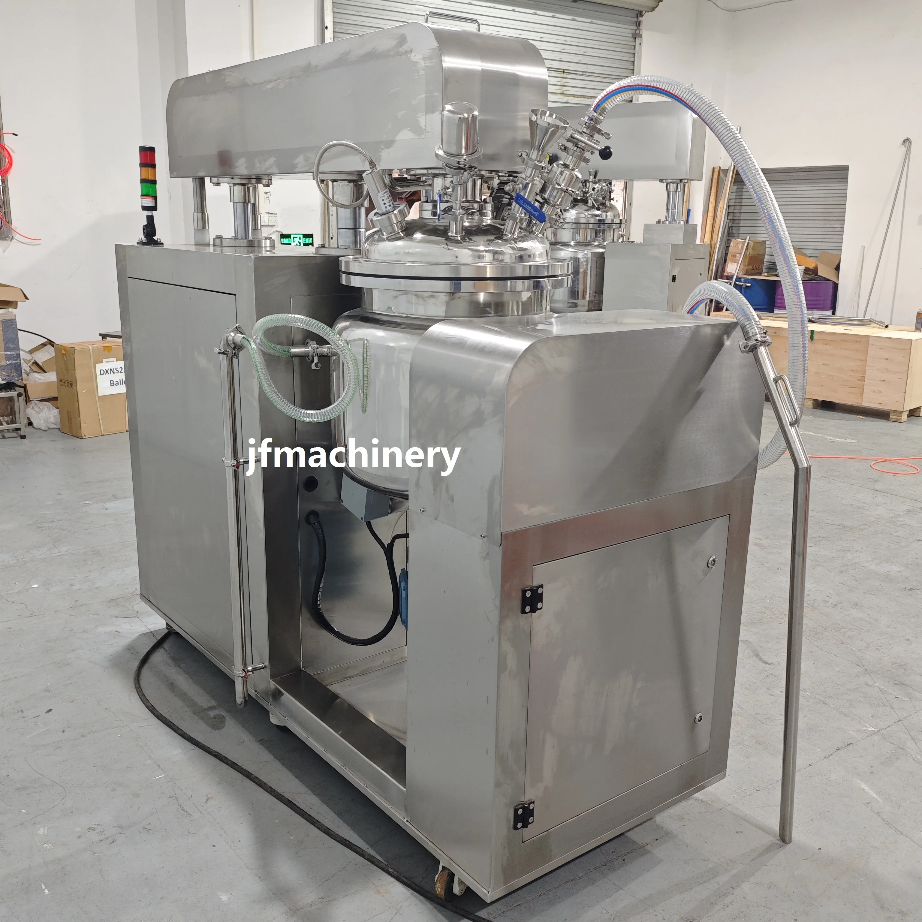 Hydraulic Lifting Vacuum 100l Emulsifier Mixer Homogenizer Cream ...