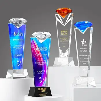 Baixue Factory Commemorative Awards Commemorative Medal Making Crystal ...