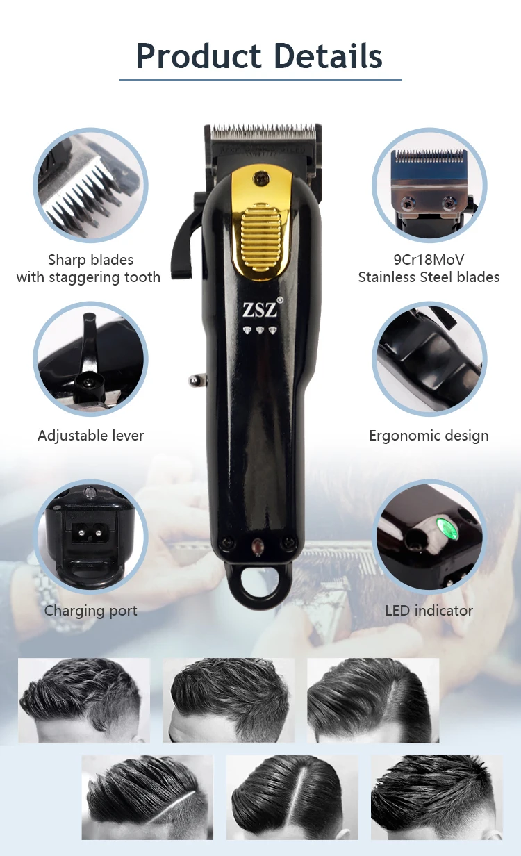 F-35a 2024 Cordless Salon Trimmer Men's 7500 Rpm Electric Cutting ...