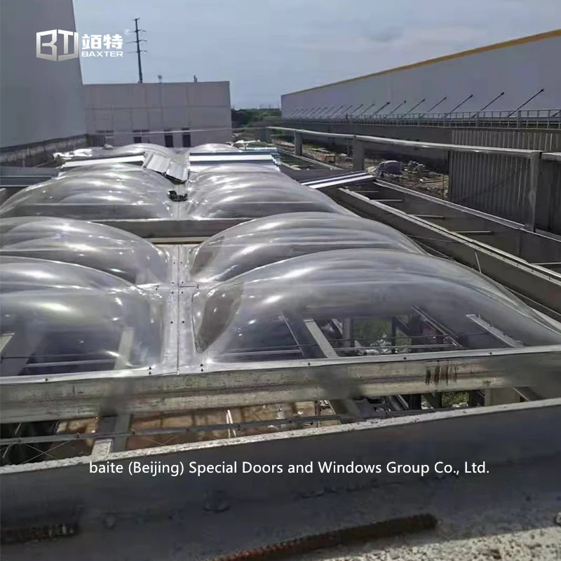 Factory C-type Aluminum Pressure Relief And Explosion Relief Skylight ...