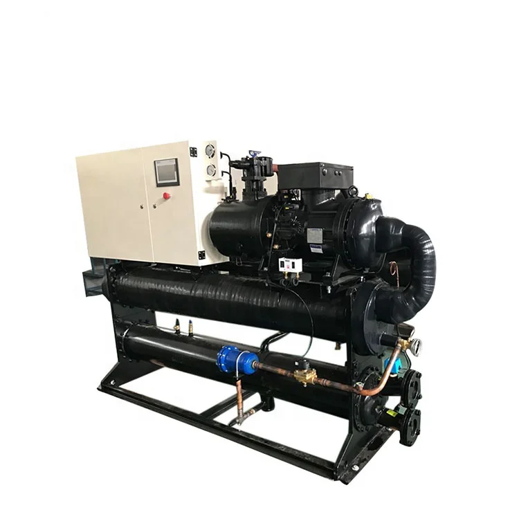 Bobai 10 Ton Big Evaporative Water Cooled Screw Chiller With Convertor ...