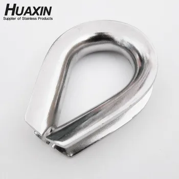 Stainless Steel 304 Heavy Duty G414 Wire Rope Thimbles Cable Thimble ...