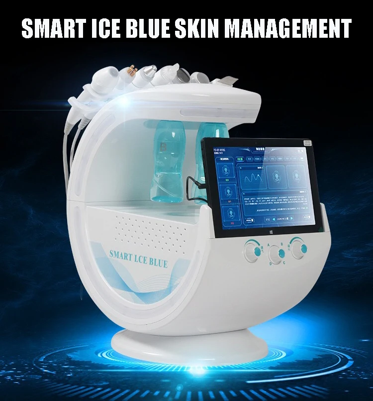 2021 Multifunctional 7 In 1 New Technology Aqua Facial Care Smart Ice ...