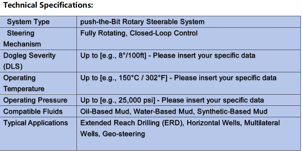 Rotary Steerable System for Hard Formation MWD LWD Compatible RSS ...