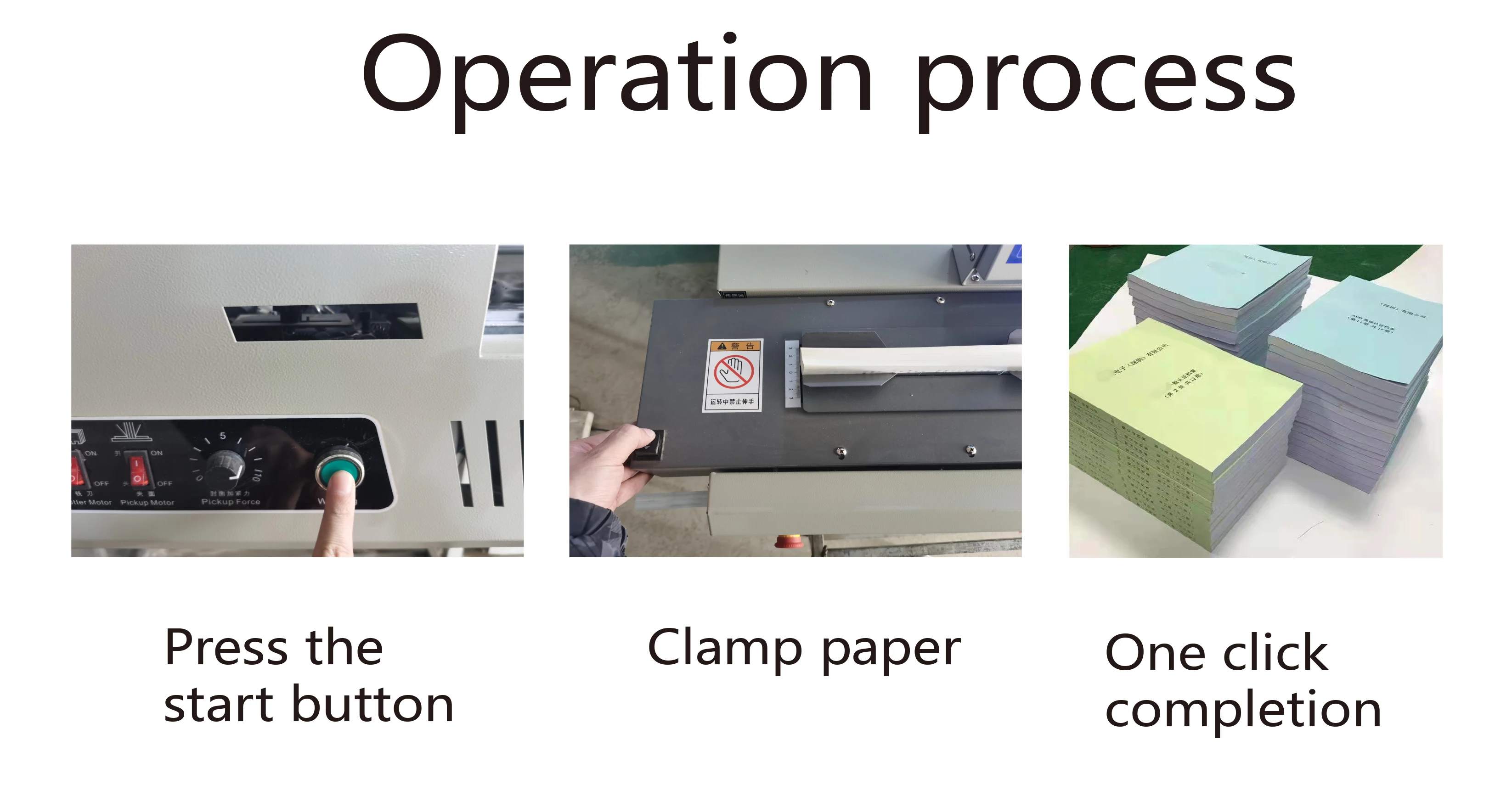 Automatic 330mm Binding Machine - Efficient Book Making