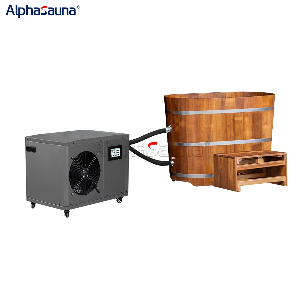 Wooden Ice Bath Water Chiller With Filter 1HP Wi-fi Water Chiller For ...
