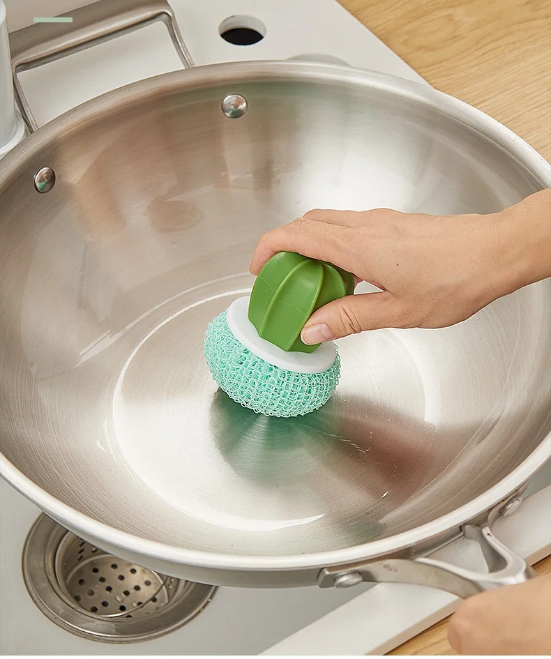 Cactus Shaped Kitchen Brushes - Efficient Cleaning Tools