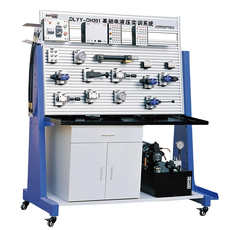 hydraulic pneumatic lab bench technical education lab pneumatic lab set ...