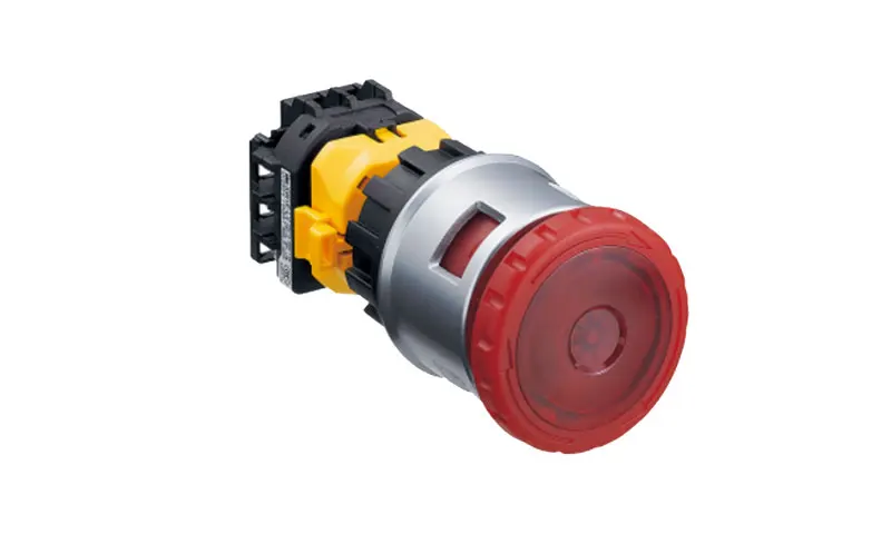 Idec Emergency Stop Switch Xn4e-tl412q4mr With Light Padlock Emergency ...