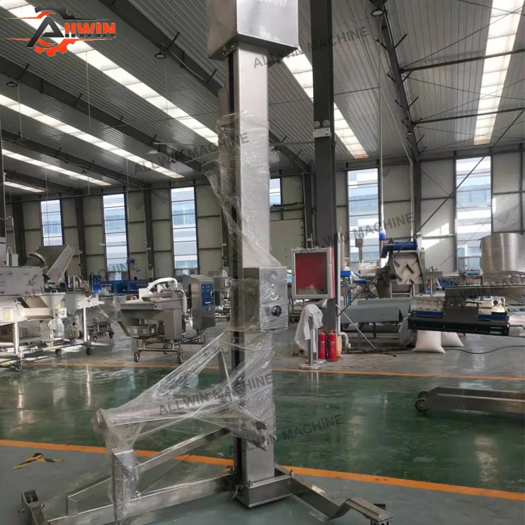 304 Stainless Steel Hopper Trolley Elevator 200l Bucket Lifting Machine ...