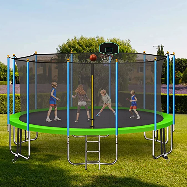 Zoshine Free Jump Trampoline - Safe and Fun for Kids