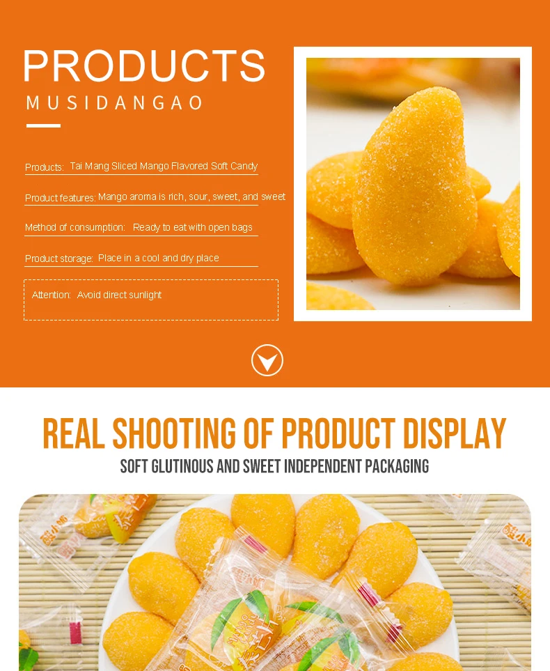 Mango Gummies Between-meal Nibbles Sweet Candies And Sweets Candied ...