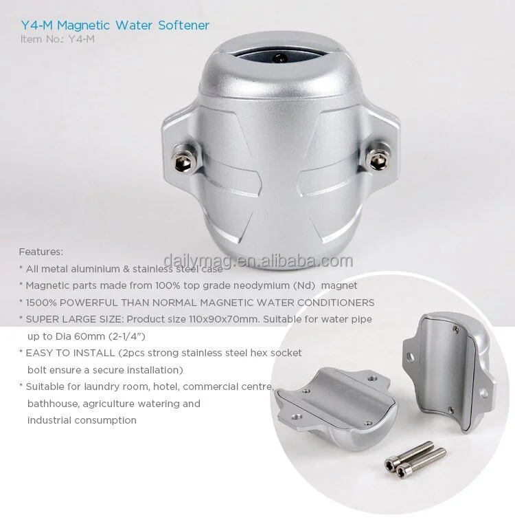 Powerful Mini Magnetic Hard Water Softener Salt Conditioner Ndfeb ...
