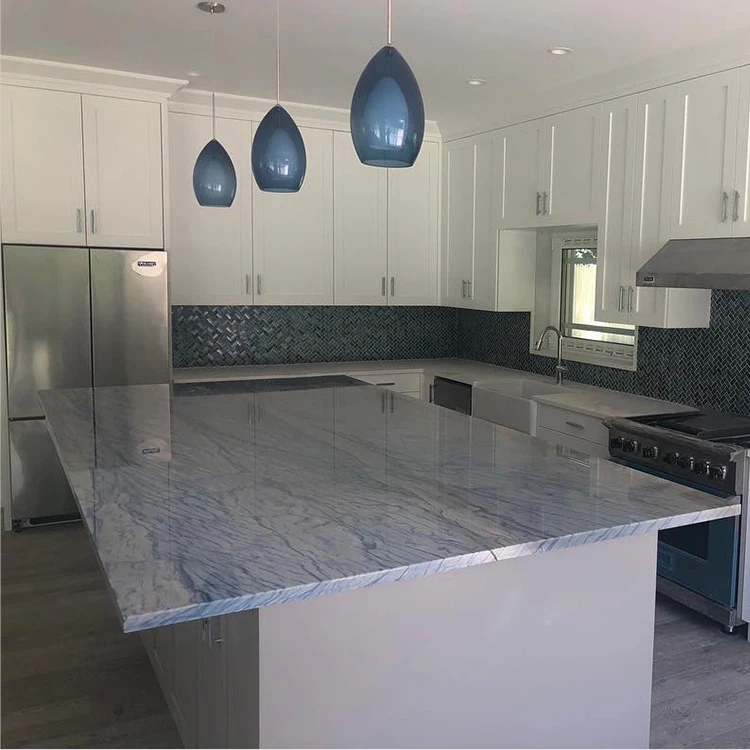 Blue Azul Macauba Natural Quartzite Countertops & Customizable Oem