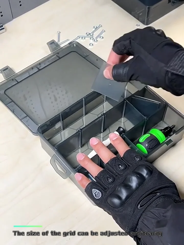 Oem Odm Factory Transparent Storage Divider Case 12 Compartment Plastic ...