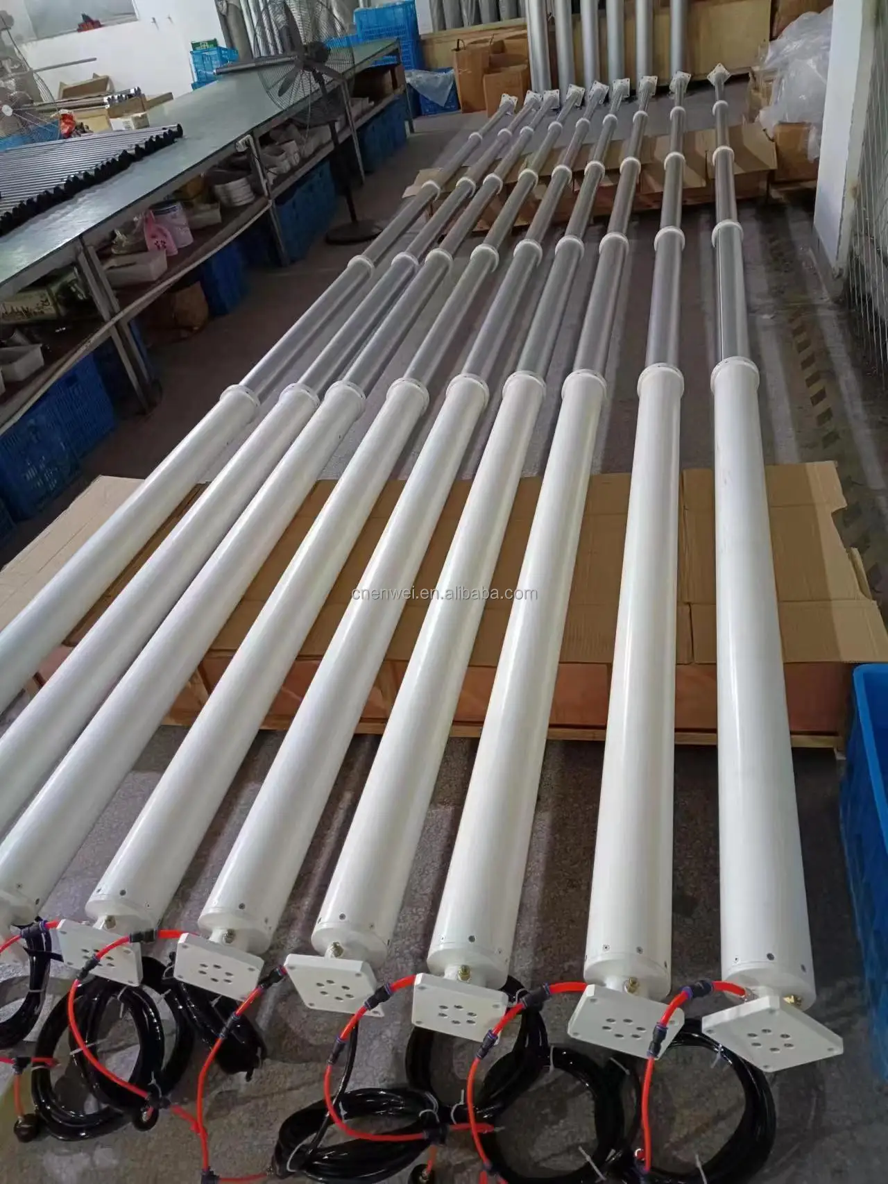 Ce Approve Enwei- Q Series Pneumatic Telescopic Mast Pole For Light ...