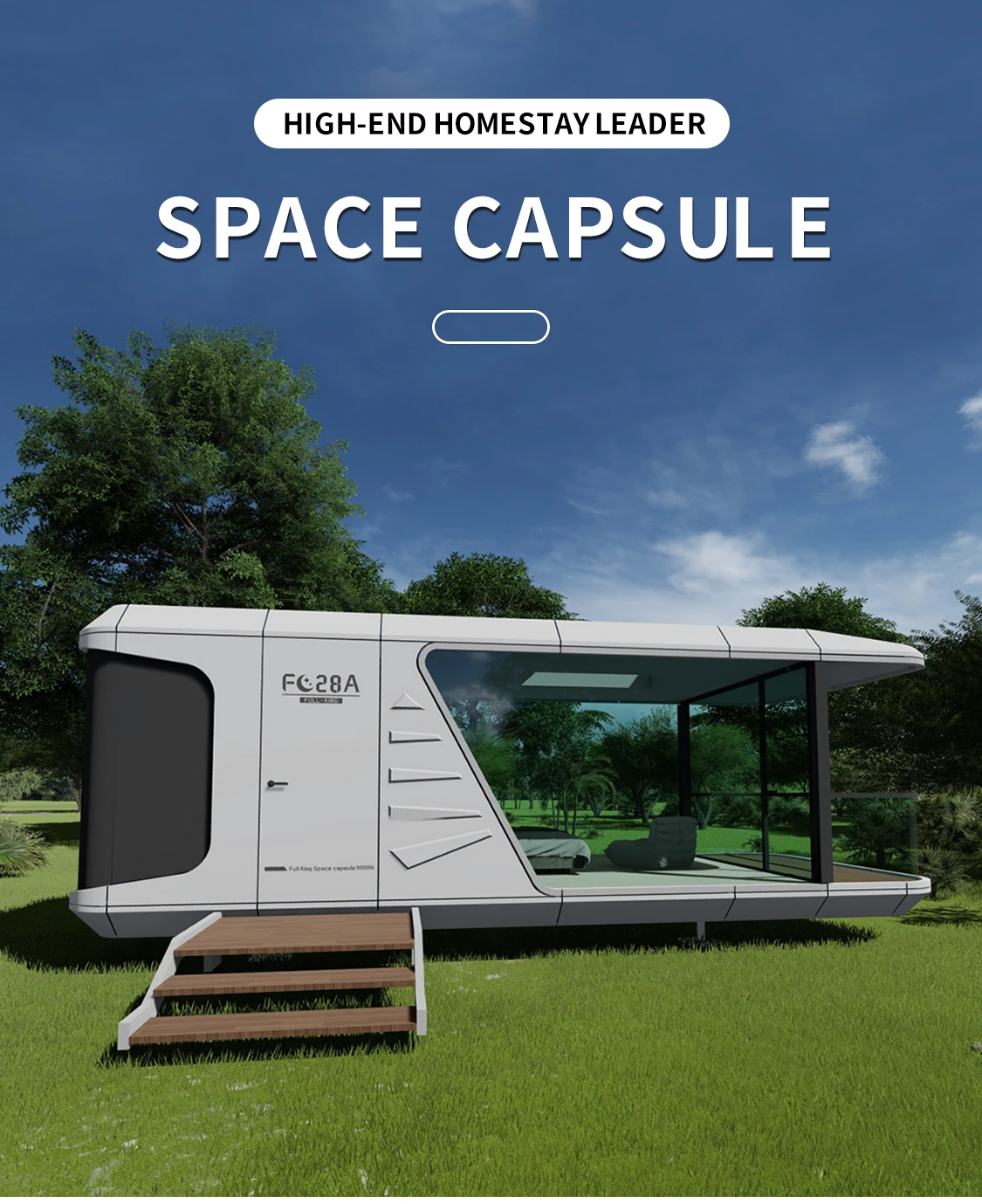 Space Capsule House Modular Living Units Engineered for Sustainable ...