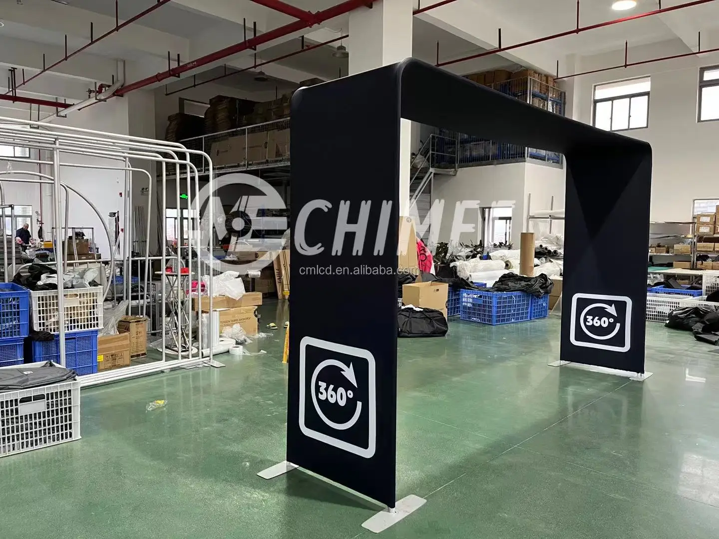 360 Overhead Spinner 360 Video Booth Rgb Ring Light Selfie 360 Degree ...