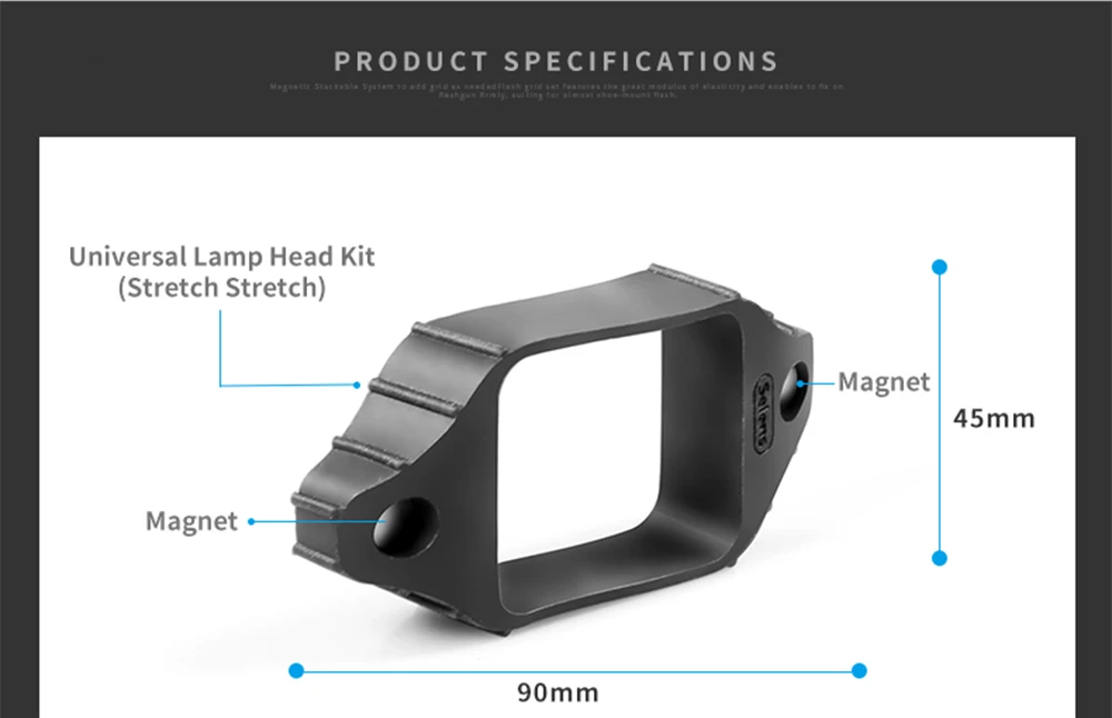 Magnetic Silicone Light Diffuser for Yongnuo Camera Speedlite