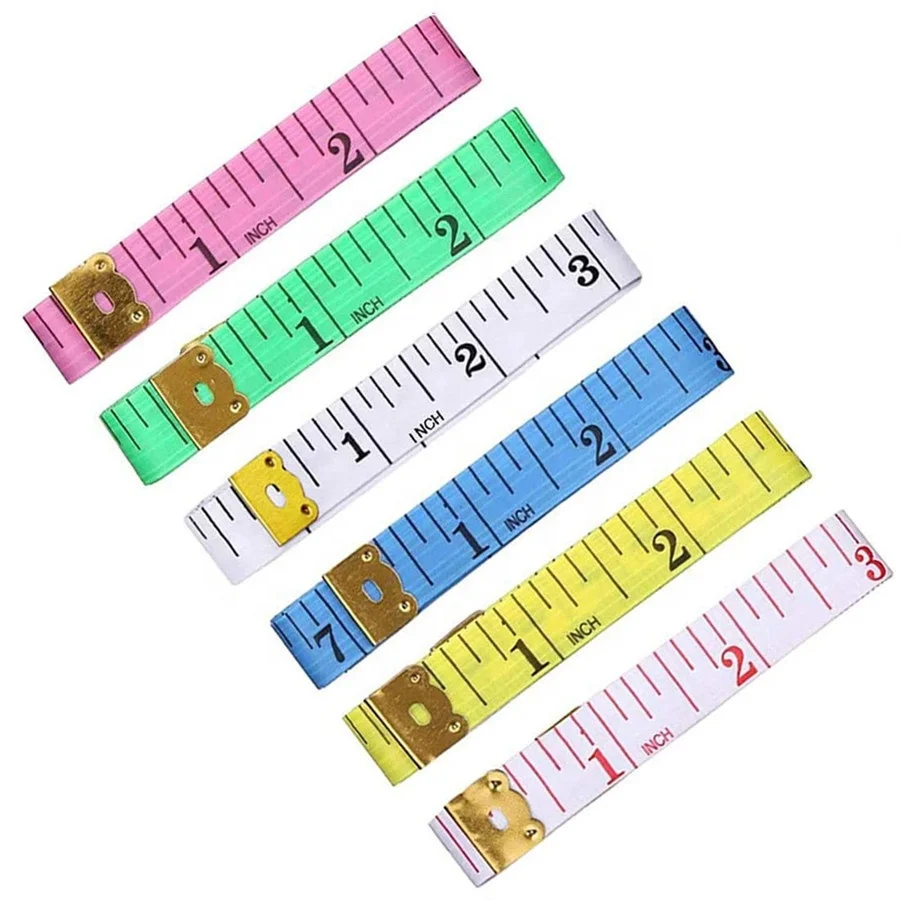 1.5m Body Measuring Ruler Sewing Tailor Tape Measure Mini Soft Flat ...