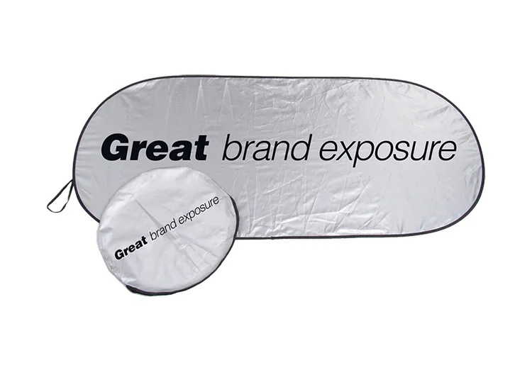 JARMOO Printed Sun Shade - Foldable Car Sun Protection