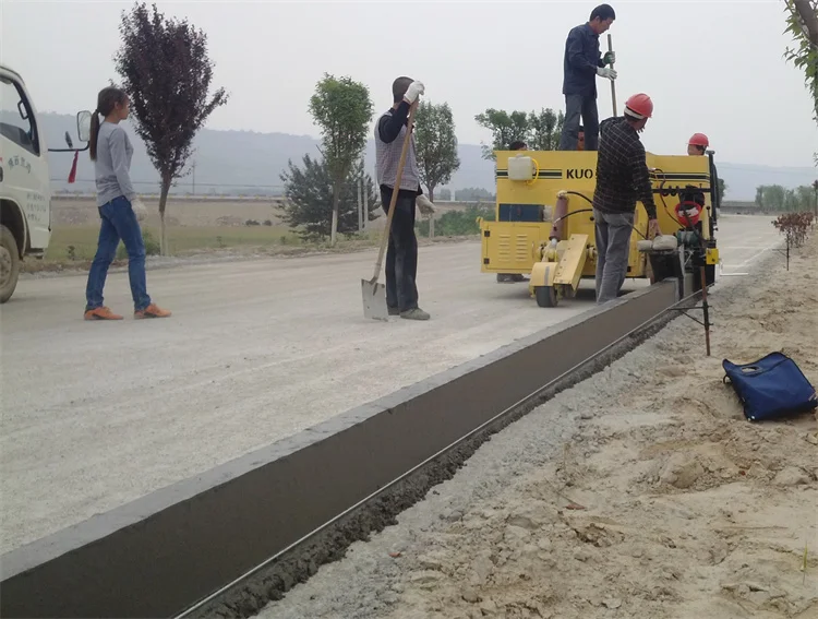 Best Price Of Different Type Road Concrete Curbing Stone Slipformer Making Machine For Sale ...