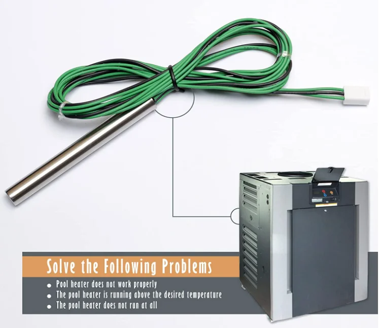 UL Certified Temperature Sensor for Raypak Electric Heaters