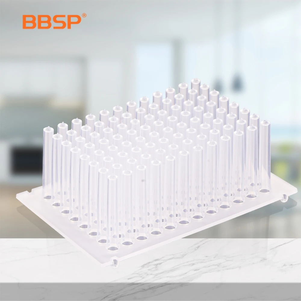 Bbsp Laboratory Use Plastic Transparent 8 Well Tip Comb 96 Deep Well Cell Culture Plate - Buy ...