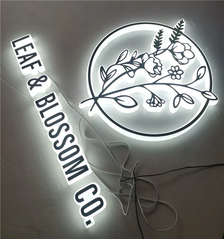 Custom 3D Logo Wall Sign - LED Backlit Letter Display