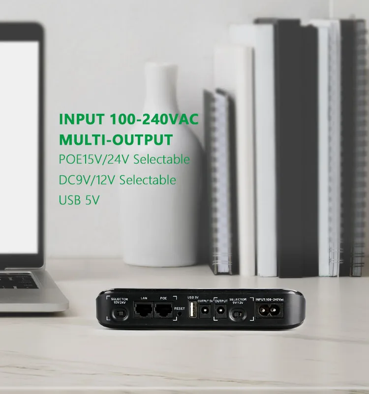 SKE POE631P Mini UPS - Reliable Power for Wifi Routers