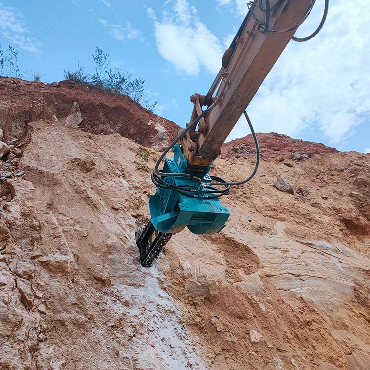 Excavator Trencher Attachment for Optical Cable Ditching - Efficient ...
