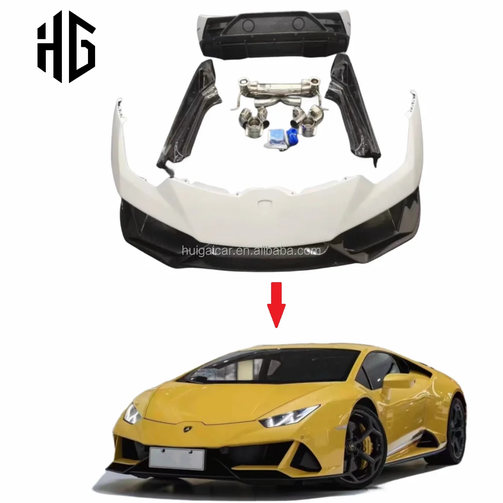 Auto Body Kit Bumper For Lamborghini Huracan Lp580 Lp610 Retrofit ...