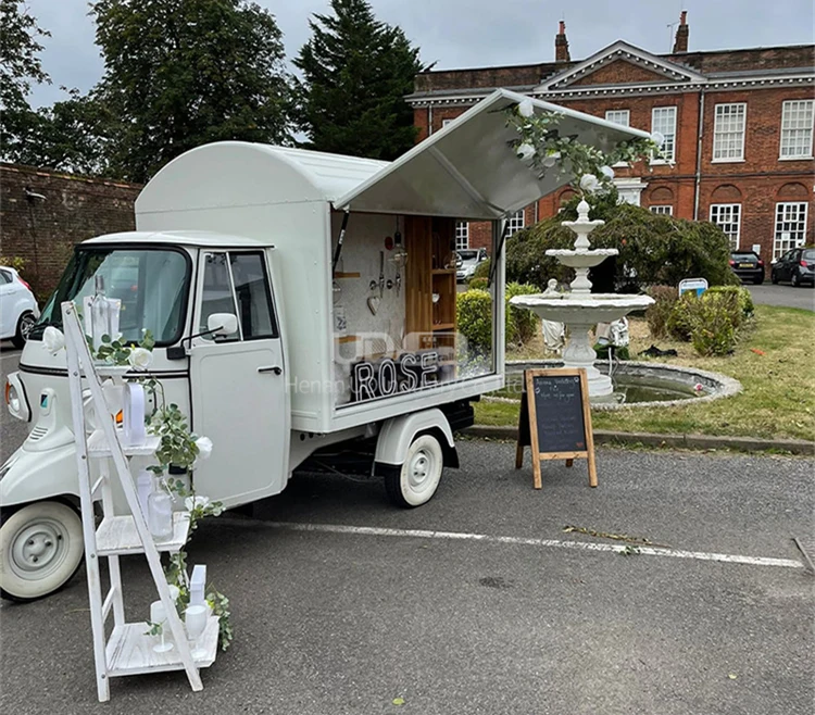 Custom 3 Wheel Electric Food Car - Ape Food Truck for Sale