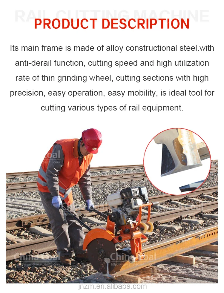 Hot Sale Railroad Cutting Machines Rail Cutting Machine Portable Rail Saw Cutter Cutting Machine ...