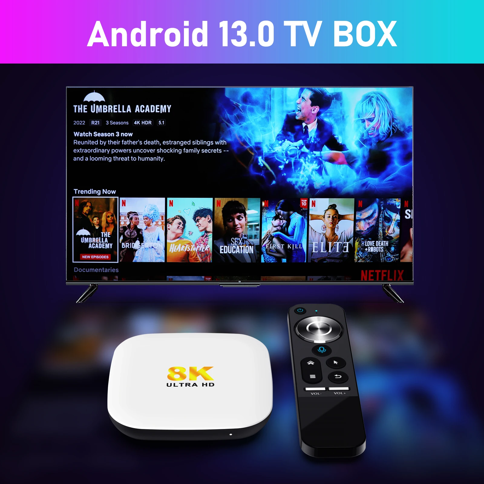 2023 Latest New Android Tv Box 8k Factory Supplier Smart Android 13.0 ...
