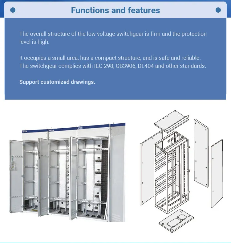 Manufacturer 415v Fixed Type Lv Switchgear Withdrawable - Buy 415v ...