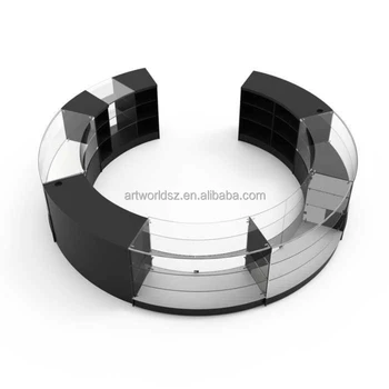 Artworld Displays Retail Glass Display Kiosk Sunglasses Kiosk For Mall ...