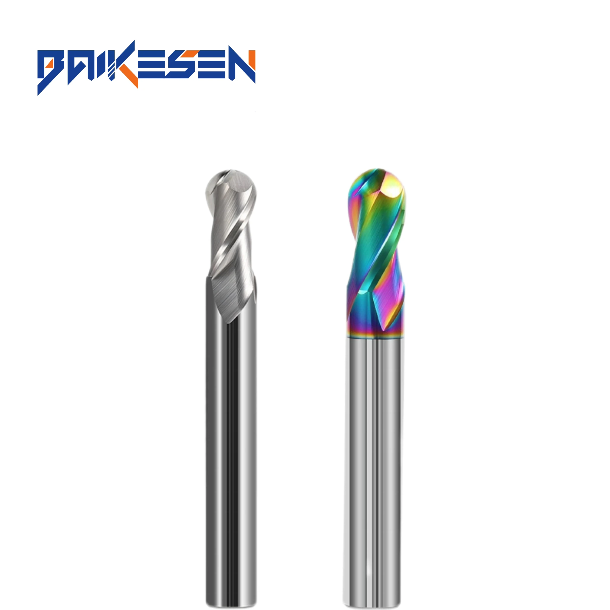 Bks High Gloss Aluminum Carbide Ball End Mills High-gloss Carbide ...