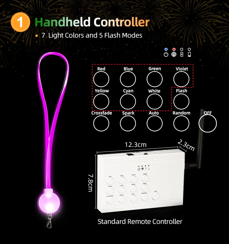 Glowing Tpu Led Lanyard Customized Logo Pendant Promotion Remote ...