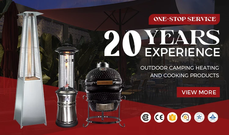 Stand Glass Tube Square Pyramid Flame Gas Patio Heater Patio Heater ...