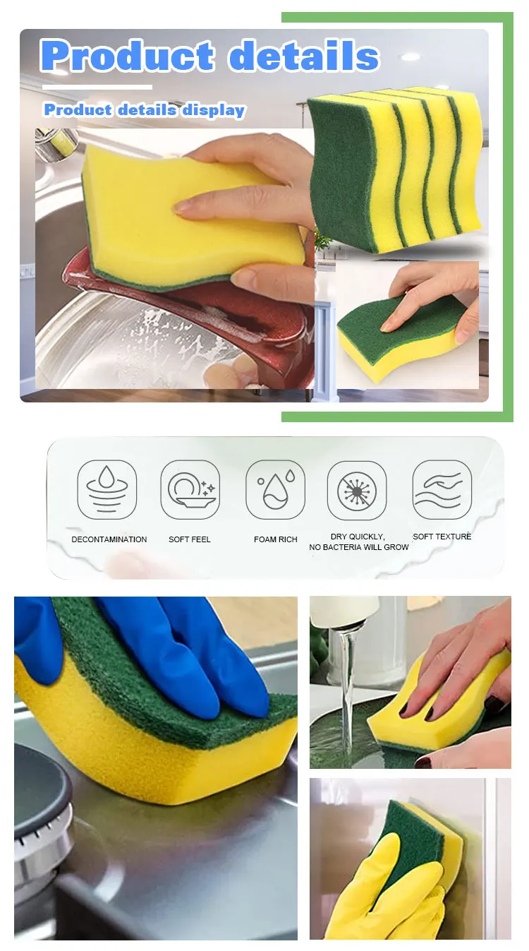 Spifit Eco-Friendly Kitchen Cleaning Sponges - Customizable